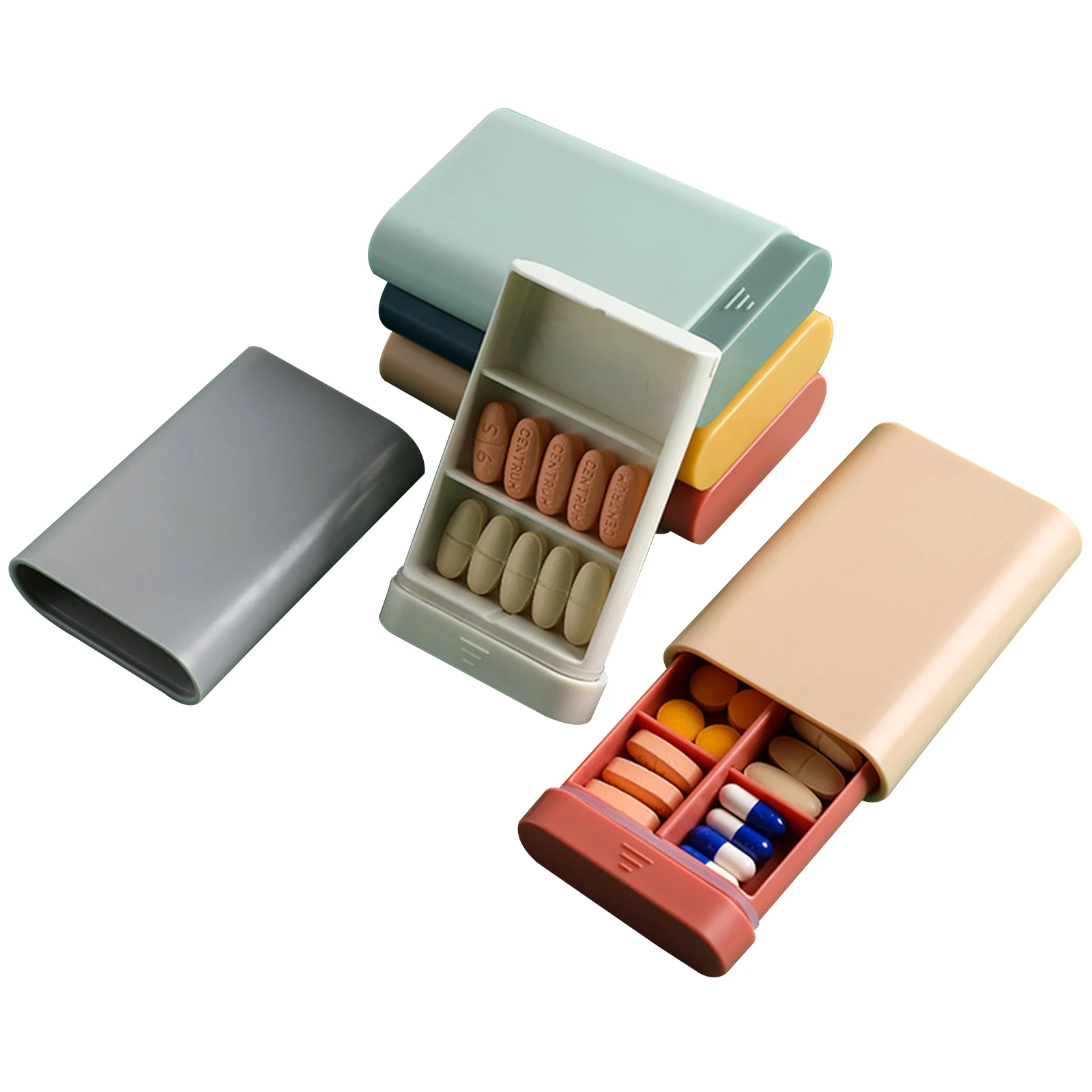 6-Grids-Portable-Pill-Tablet-Dispenser-Box-Medicine-Container-Organizer ...