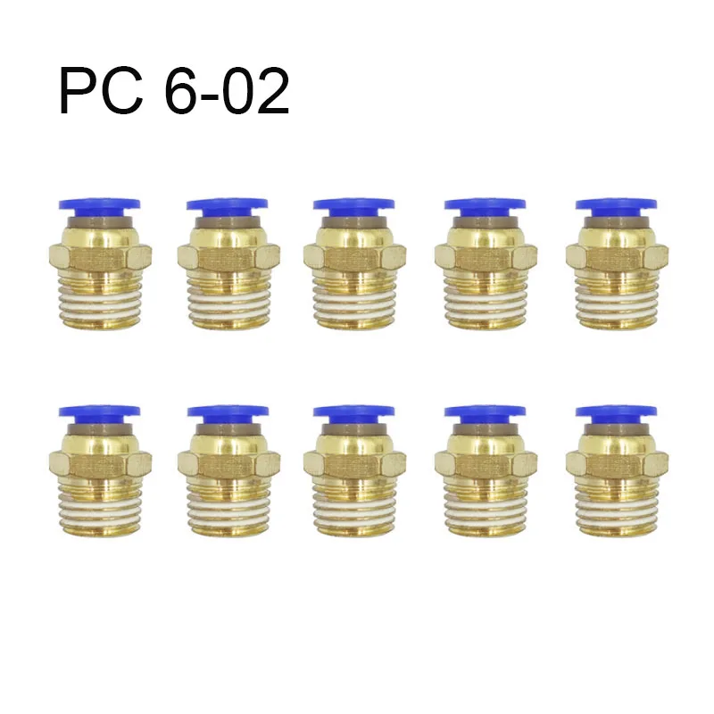 10PCS-PC-6-02-Air-Pneumatic-6mm-Hose-Tube-12-7mm-Air-Pipe-Connector ...