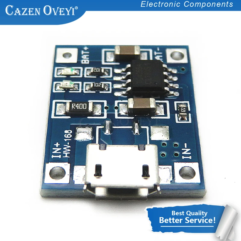 Módulo de carga de batería de litio con protección, Micro USB, 5V, 1A ...