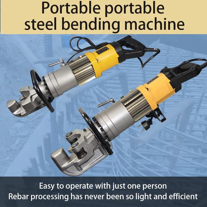 Portable-Electric-Steel-Bending-Machine-850W-900W-Hydraulic-Rebar ...