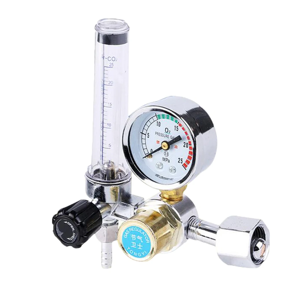 Mig-Tig-Flow-Meter-Regulator-CO2-Argon-Pressure-Reducer-Gauge-Weld ...
