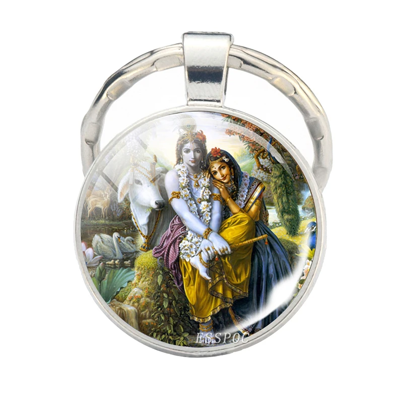 Goddess-Krishna-Key-Chain-Buddhism-Jewelery-Amulet-Charm-Keyring ...