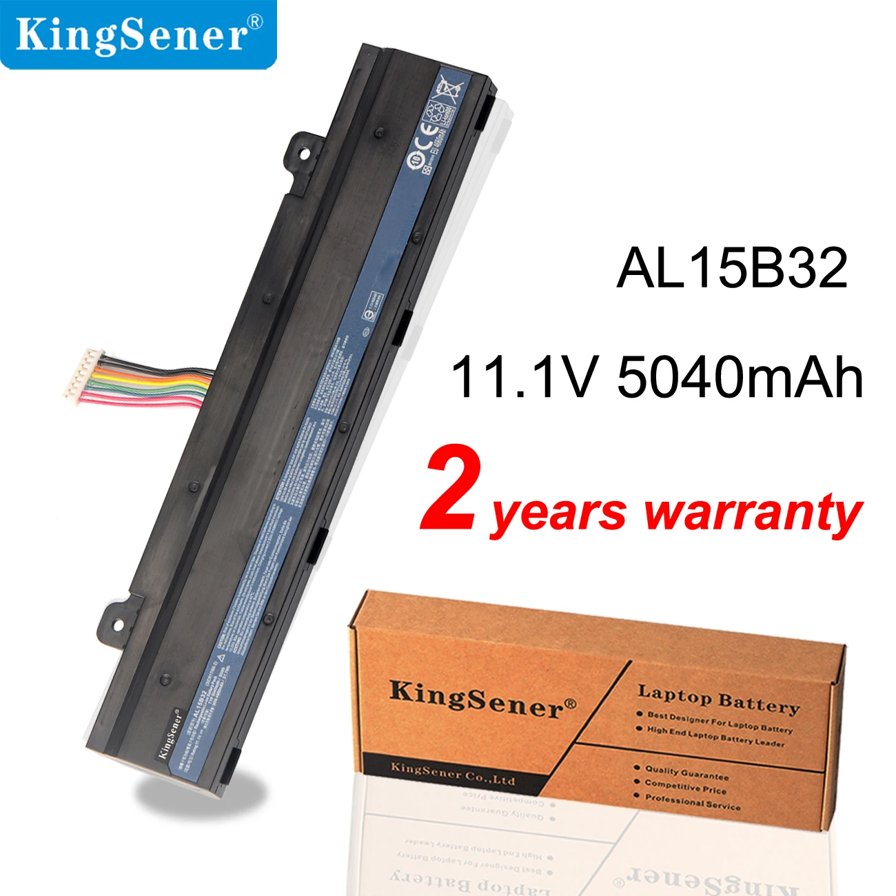 Kingsener Al15b32 Laptop Battery For Acer Aspire V15 Dg2 V5-591g V5-591 ...