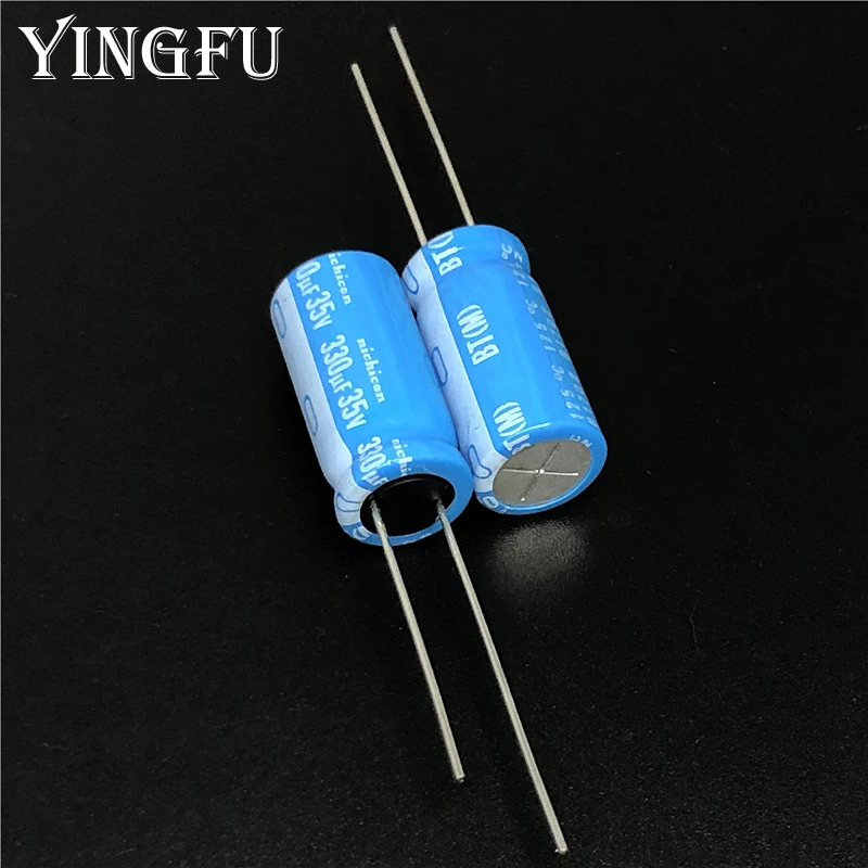10pcs 330uf 35v Nichicon Bt Series 10x20mm Highly Dependable ...