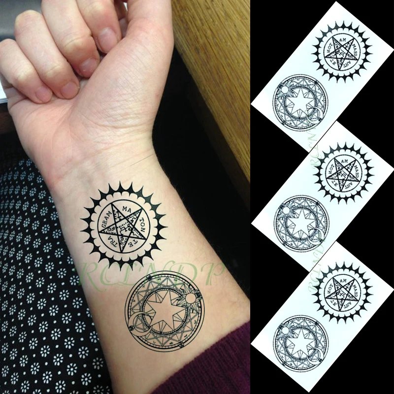 Black Butler Pentagram Tattoo