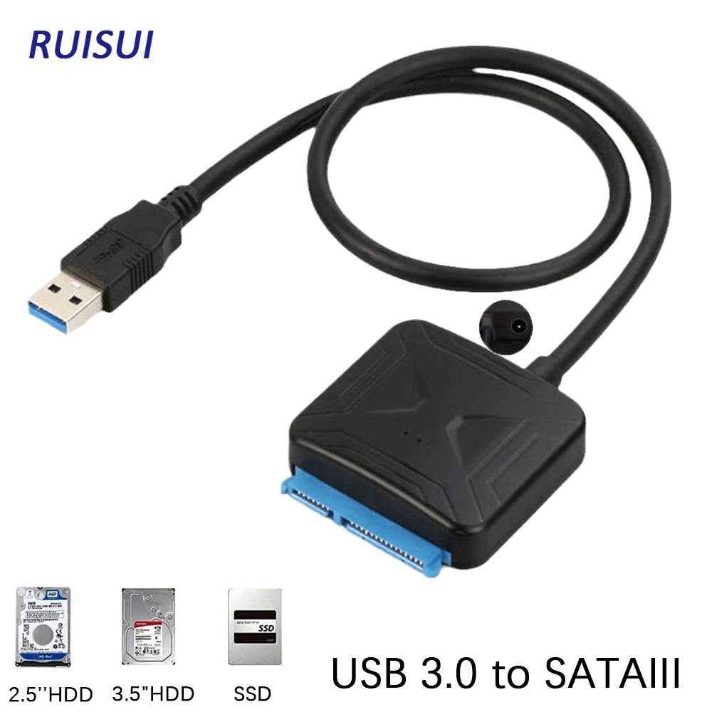 Converter 22 Pin Sata Iii To Usb Cable Usb 3.0 To Sata Adapter Cable ...