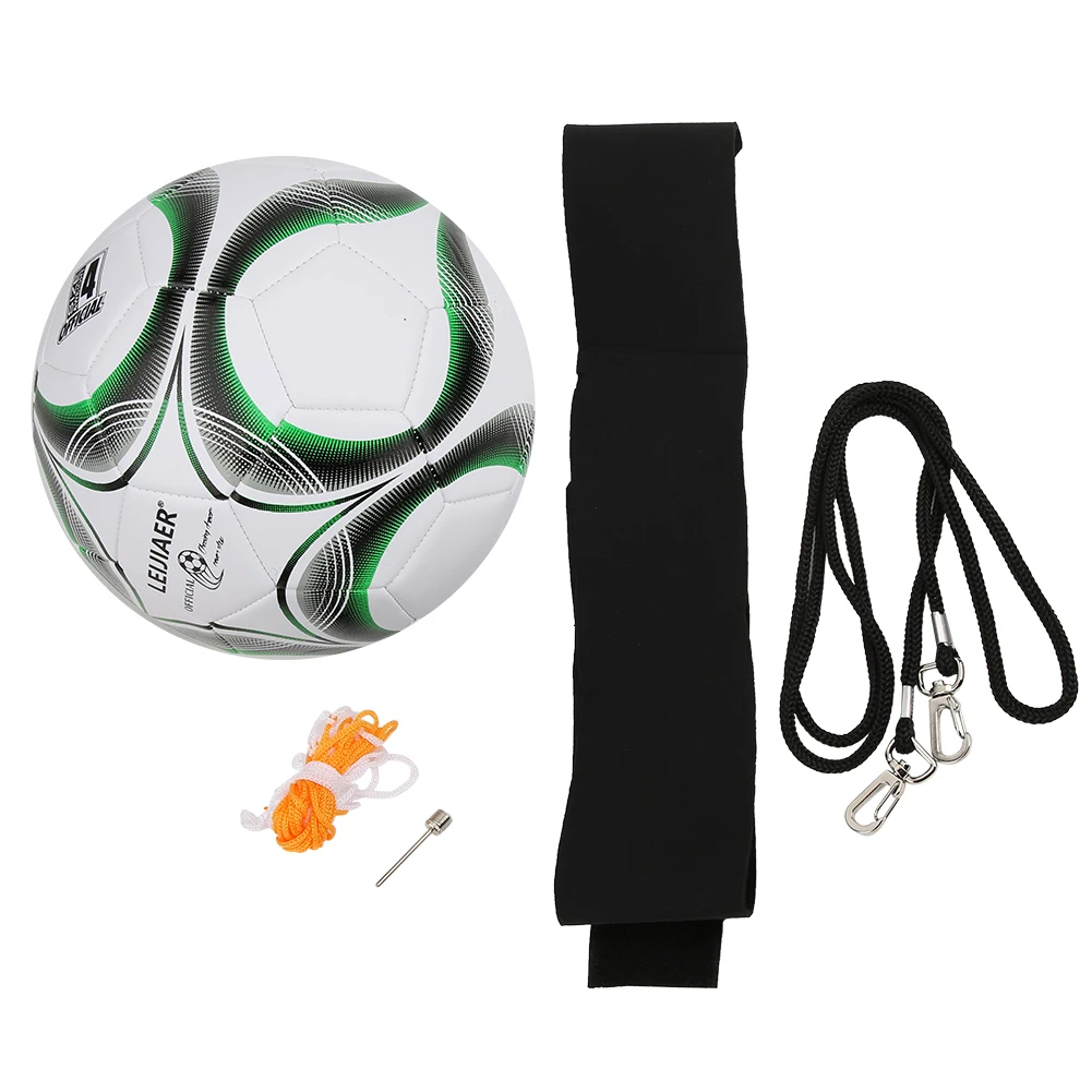 PU Practical Football Trainer Kit Juggling Assist Primary Secondary ...