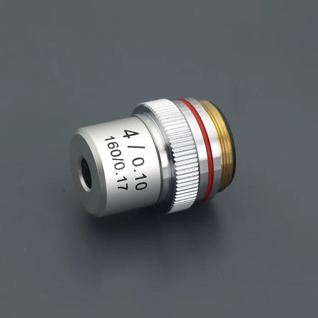 4X 10X 20X 40X 60X 100X High Quality Microscope Objective Lens ...