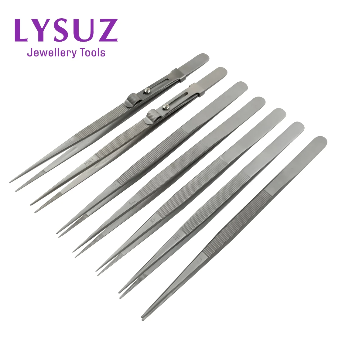 Stainless-Steel-Diamond-Tweezers-High-Quality-Inox-Jewelry-Grooved-Tip ...