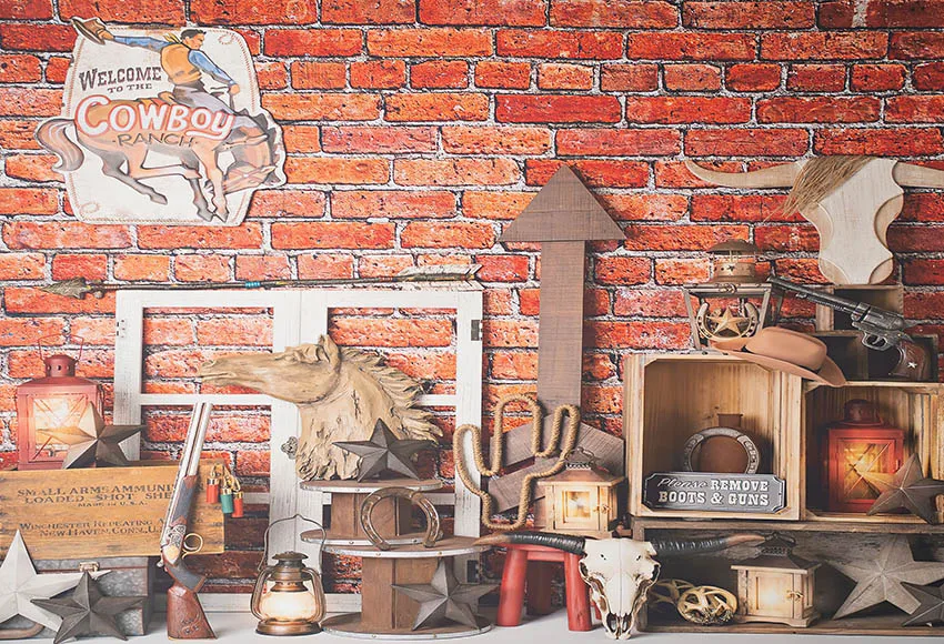 Western Ranch Backdrop