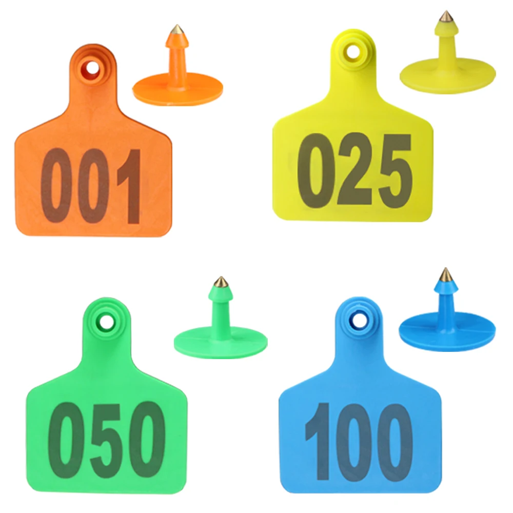 Placa-de-identificaci-n-de-oreja-de-vaca-numerada-1-100-con-etiqueta ...