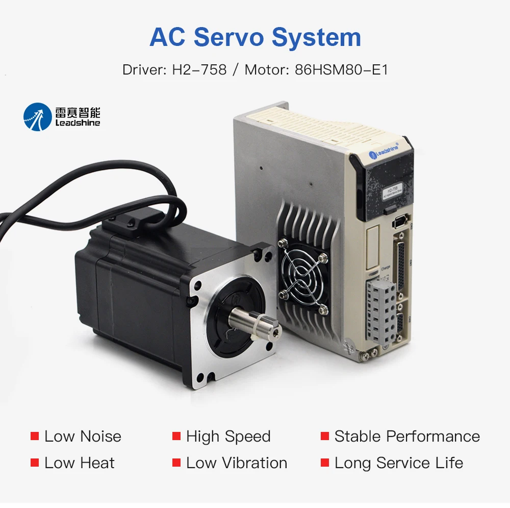 Leadshine Гибридный Серводвигатель H2-758 мотор 86HSM80-E1 крутящий ...