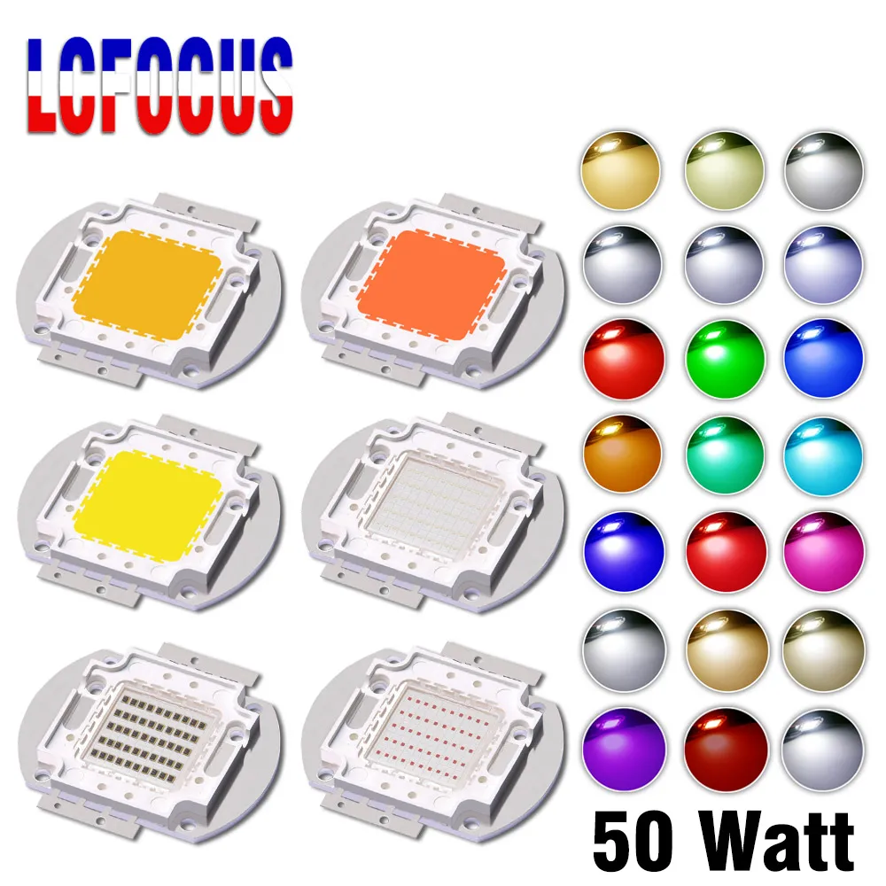 100w Cob High Power Led Rgb | Red Led 100w High Power | Cob Led 100w ...