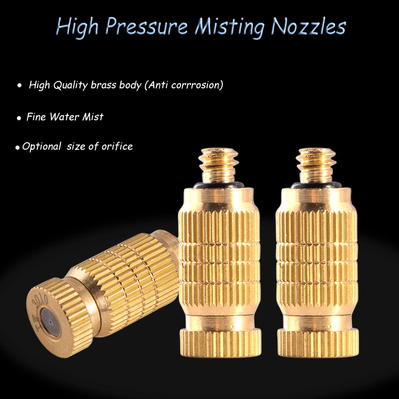 High-Pressure-Brass-Fog-Mist-Nozzle-Fogging-Spray-Head-10-24UNC-Male ...