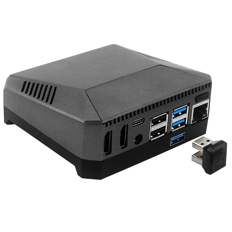 Argon One M.2 Aluminum Case for Raspberry Pi 4 Model B with M.2 SSD ...