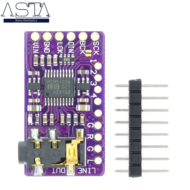 Interface I2S PCM5102A DAC Decoder GY PCM5102 I2S Player Module For ...