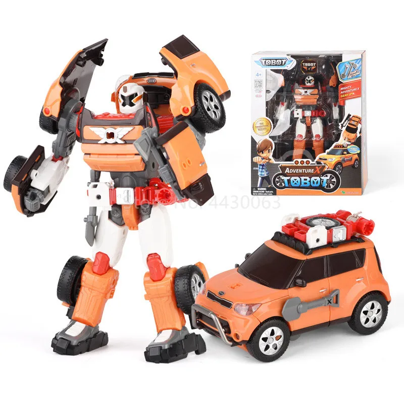Korea Tobot Transformation Robot Toys Anime Cartoon, 50% OFF