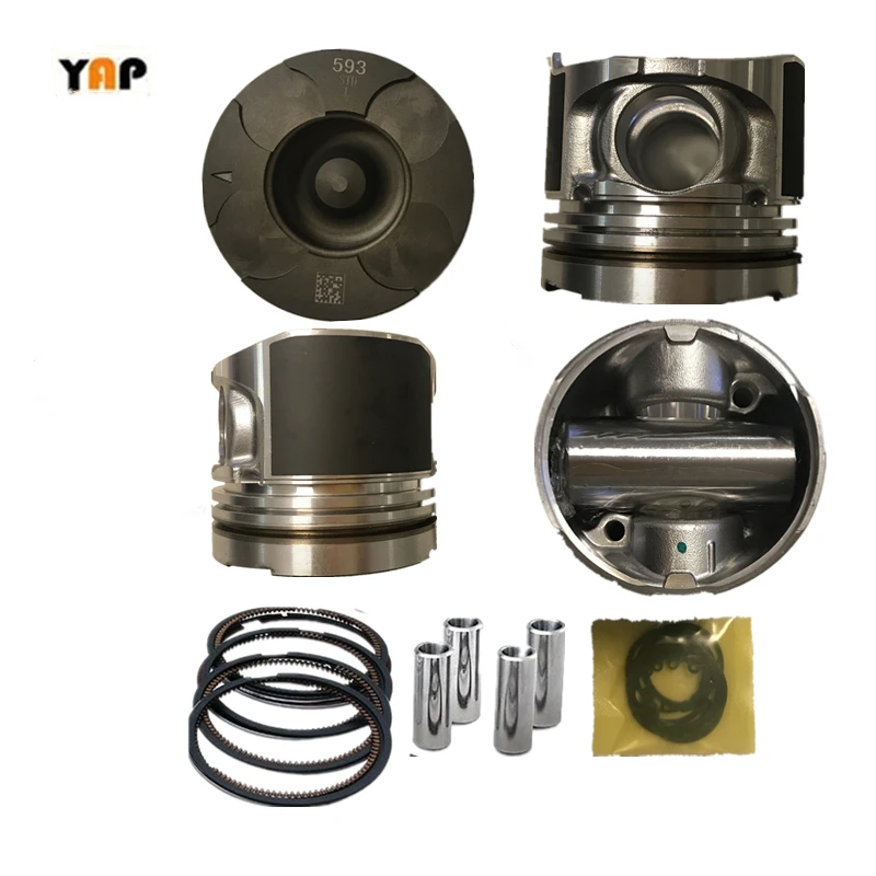 STD Piston&Piston Ring Set FOR Mitsubishi TRITON WARRIOR/ANIMAL SHOGUN ...