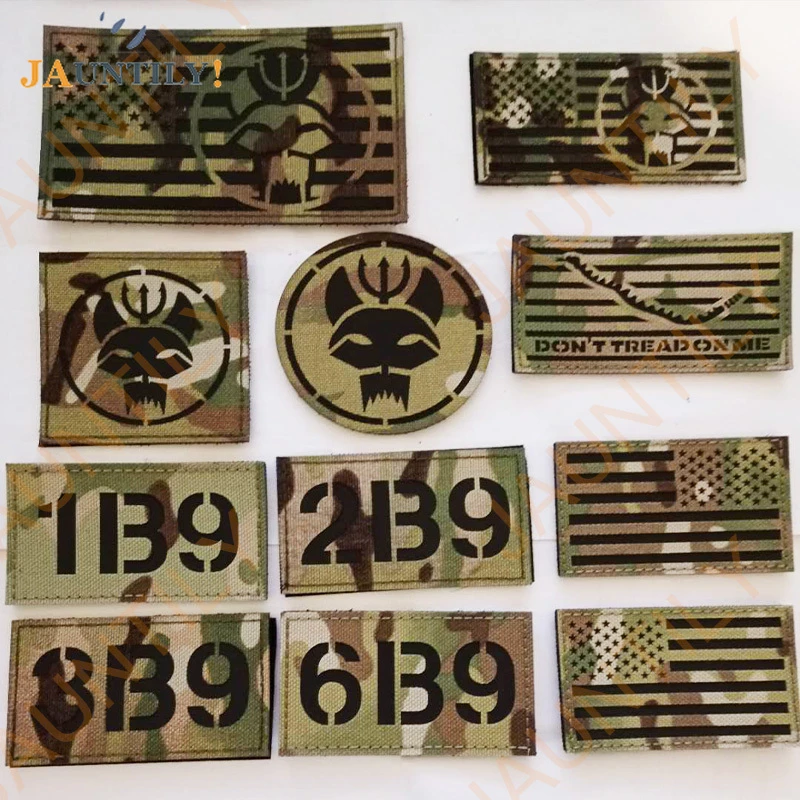 Seal Team Ir Infrared Reflective Camouflage Patches Navy Seals Swat ...