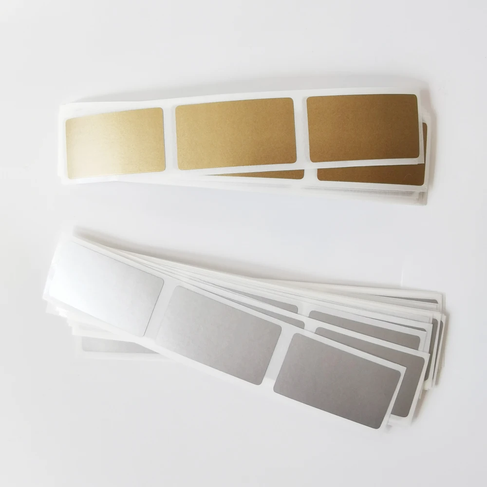 Drop-Shipping-Small-Pack-100pcs-23x42mm-Shinny-Silver-Scratching ...