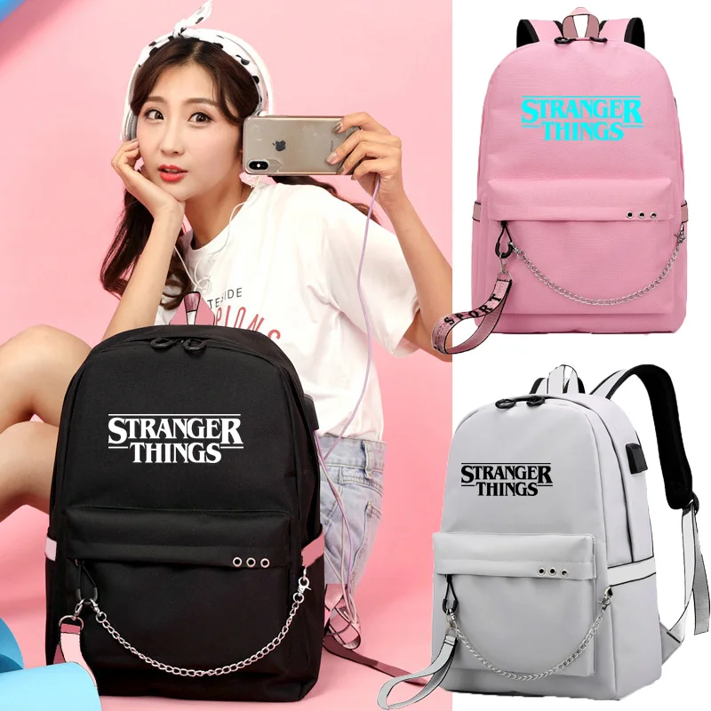 BEST QUALITY IMIDO Luminous Stranger Things Backpack for School ...