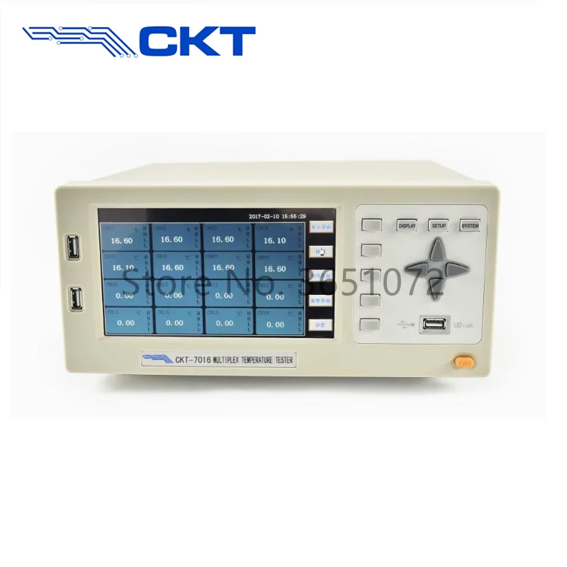 CKT 7016 Multi functions Data Logger Display 16 Channels Simultaneously|data logger|logger ...