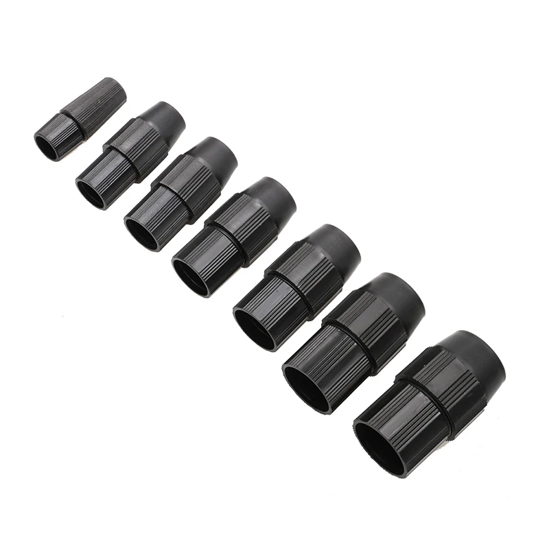 2PCS Plastic Telescopic Tube Connector Dip Net Pole Telescoping Pipe ...