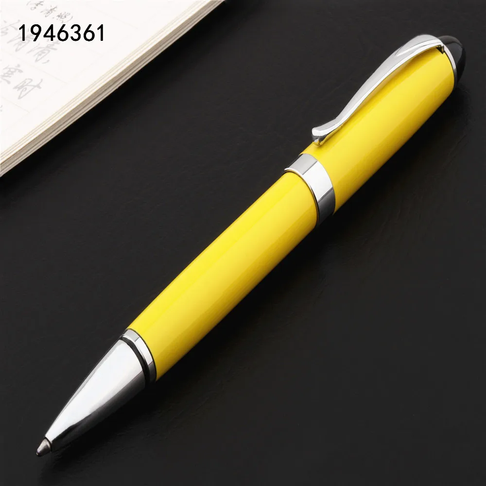 High-quality-79-Yellow-Colour-Business-office-Medium-Nib-Ballpoint-Pen ...