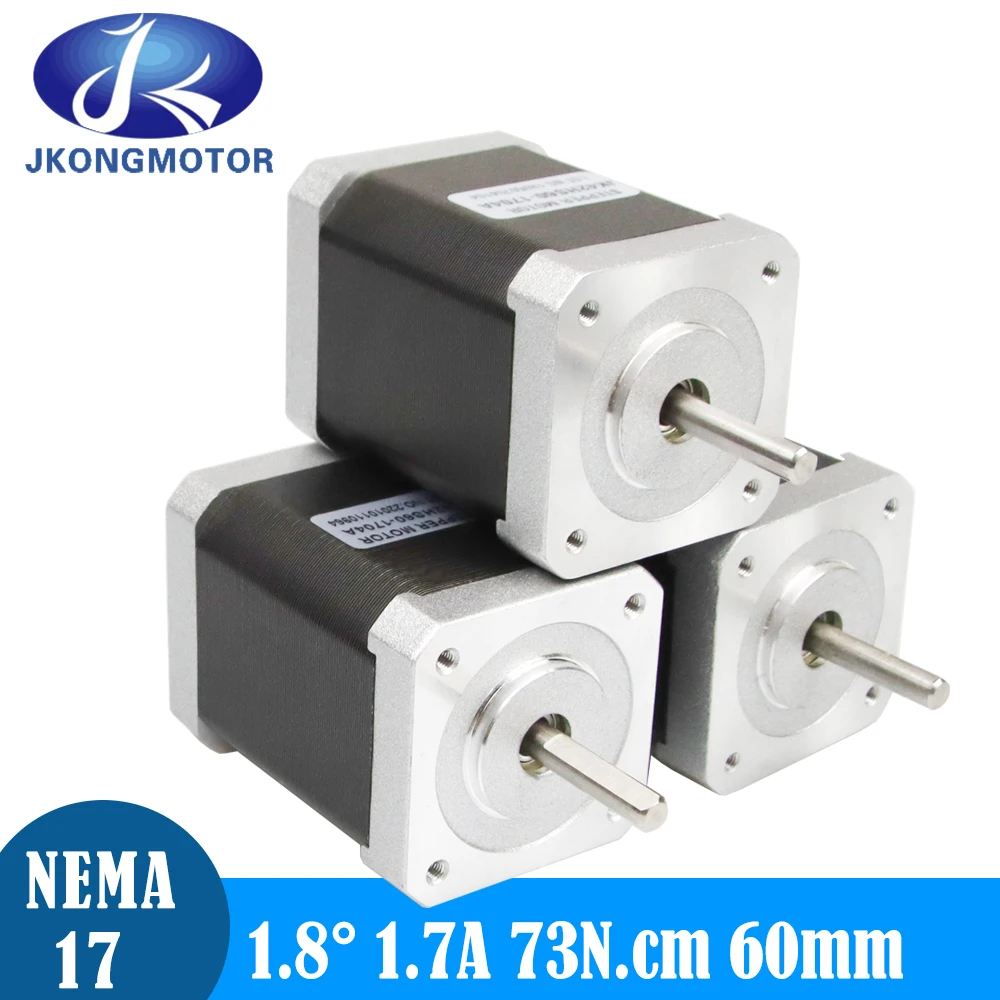 1PCS-NEMA-17-Stepper-Motor-42-Motor-1-8deg-4leads-1-2A-73N-cm-60mm ...