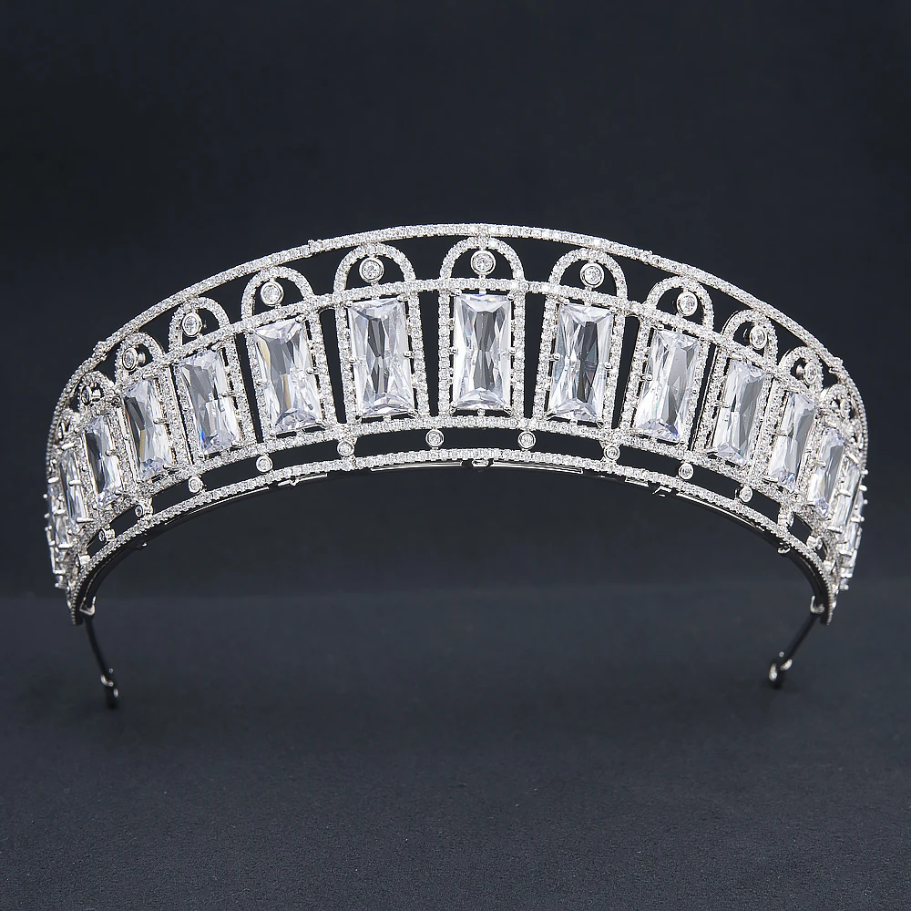 Royal Tiara Replicas Cubic Zirconia | Cubic Zirconia Tiaras Diadem ...