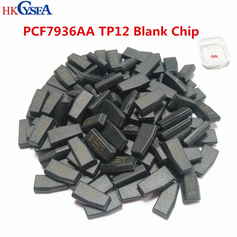 Hkcysea 10/50/100pcs Tp12 Car Key Blank Pcf7936aa Pcf7936 Id46 Car Key ...