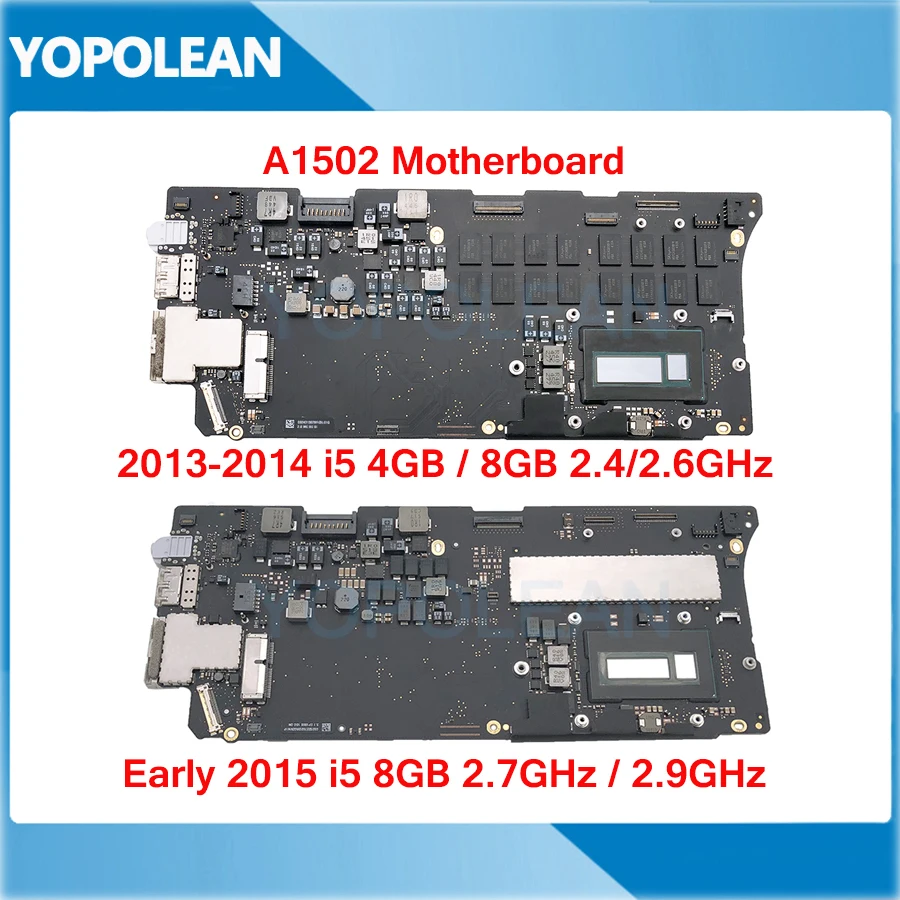 Original Tested Motherboard For MacBook Pro Retina 13" A1502 Logic ...