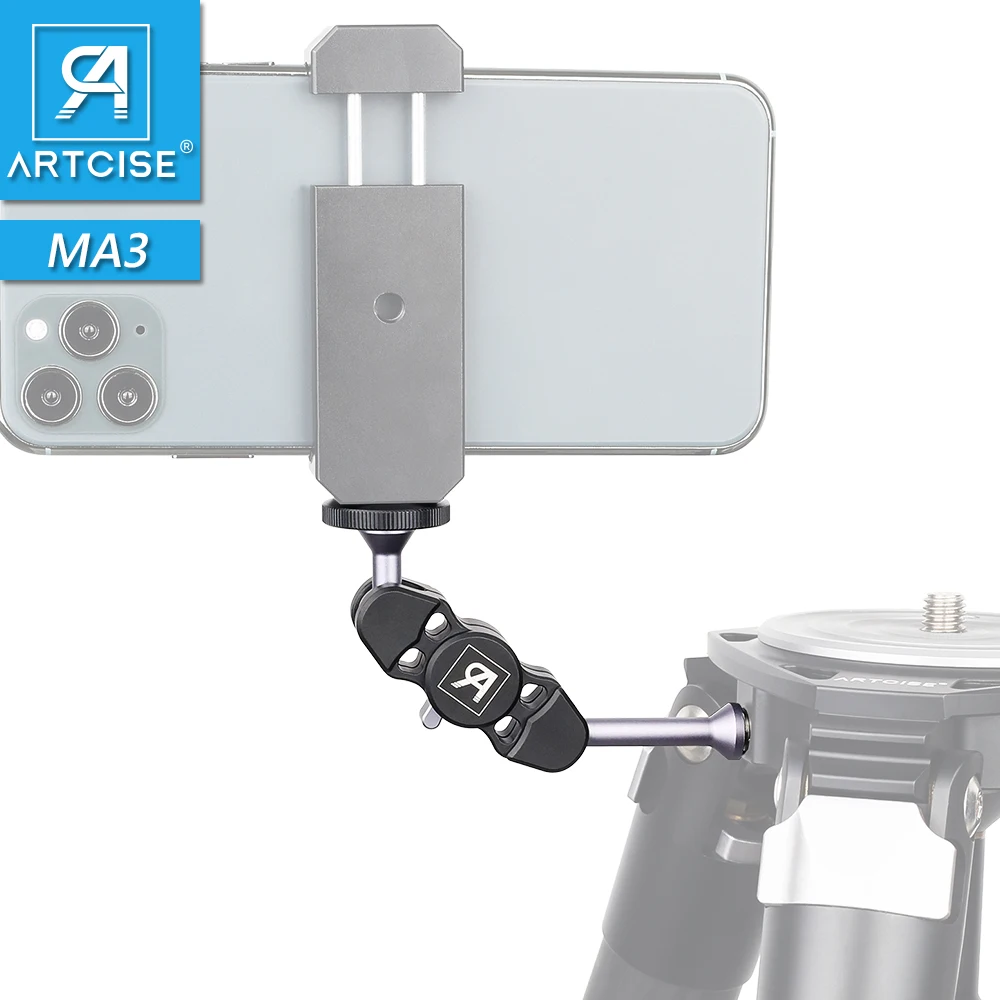 Magic-Arm-for-tripod-Cellphone-holder-Universal-1-4-Screw-Articulated ...