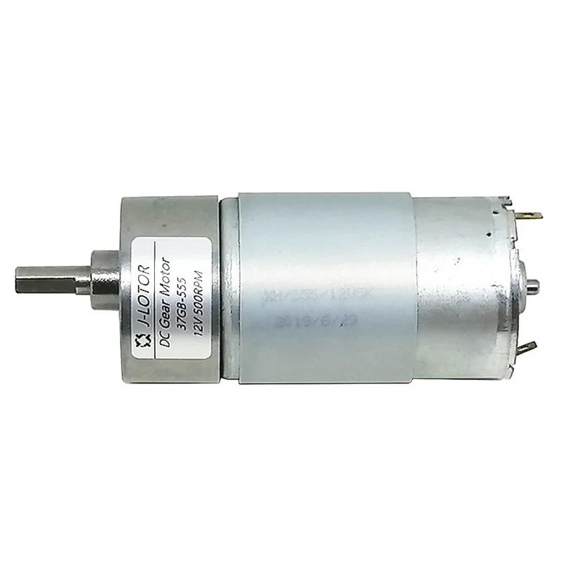 37gb-555 Dc Geared Motor 12v 24v 30w High Torque 5rpm~1000rpm Pmdc Gear ...