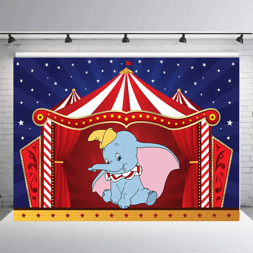 Capisco Circus Carnival Tent Dumbo Party Photography Backdrop Newborn ...