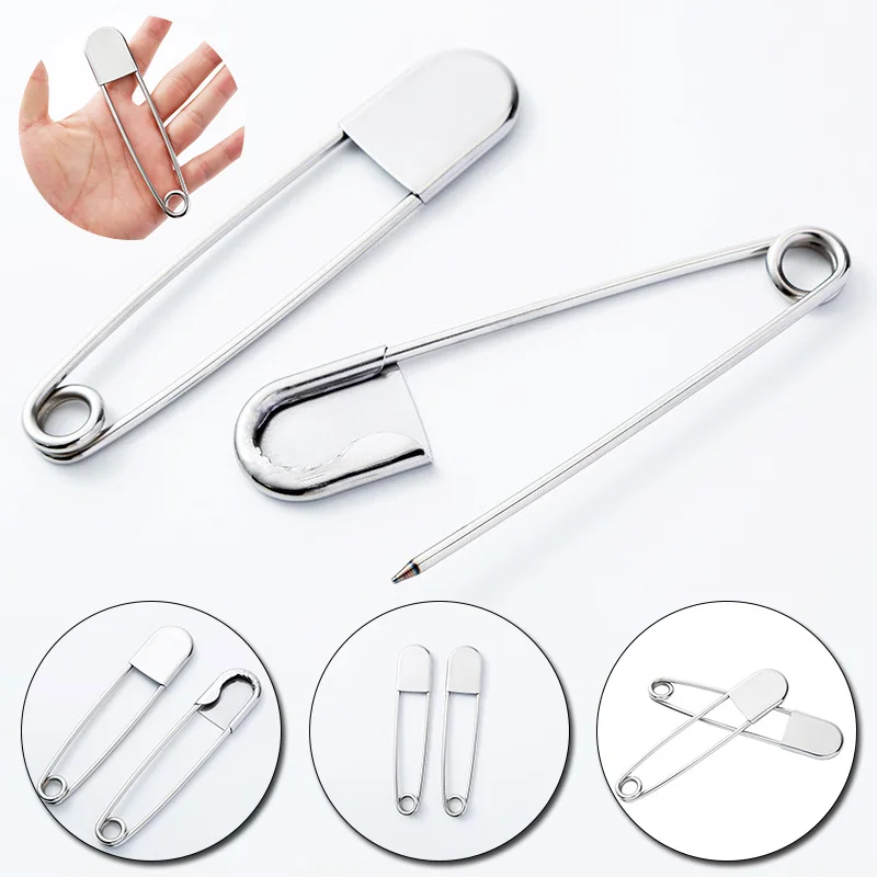 Large Heavy Duty Stainless Steel Big Jumbo Safety Pin Blanket Crafting ...