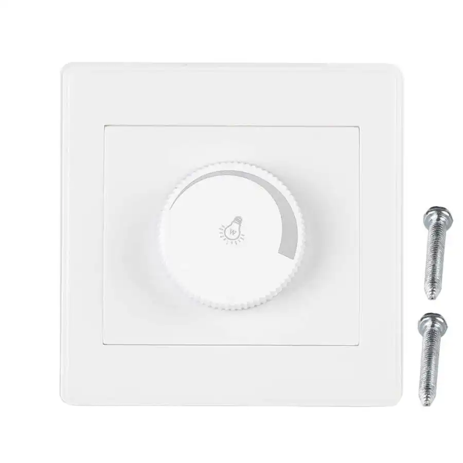 Wall Panel Dimmer Switch Rotary Lamp Switch Practical Dimmer Switch ...