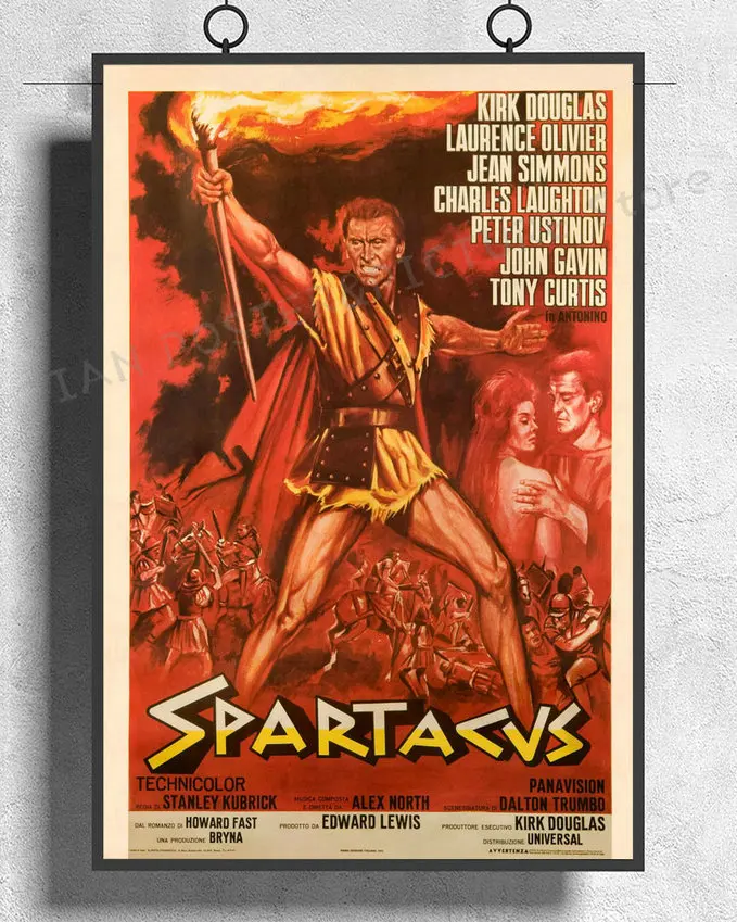 NJ366 SPARTACUS Movie 1960 Classic 02 Wall Sticker Silk Poster Art Home ...