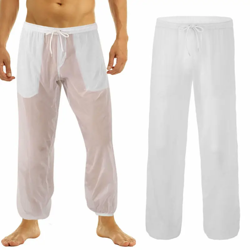 Men Summer Pants Transparent | Men's Sexy Transparent Pants - Mens ...