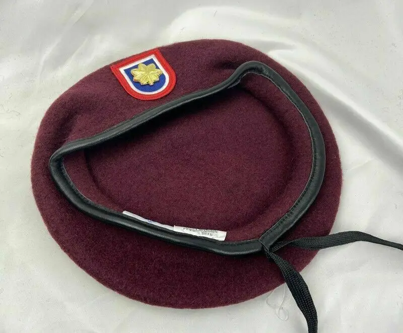 Us Army 82nd Airborne Division Red Beret Army Major Insignia Military Hat Military Store|Men's ...