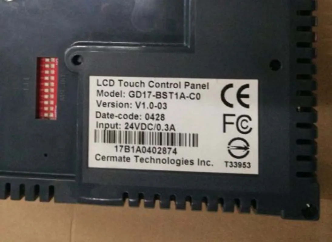Gd17-bst1a-c0 Cermate Lcd Touch Control Panel Used - Instrument Parts ...