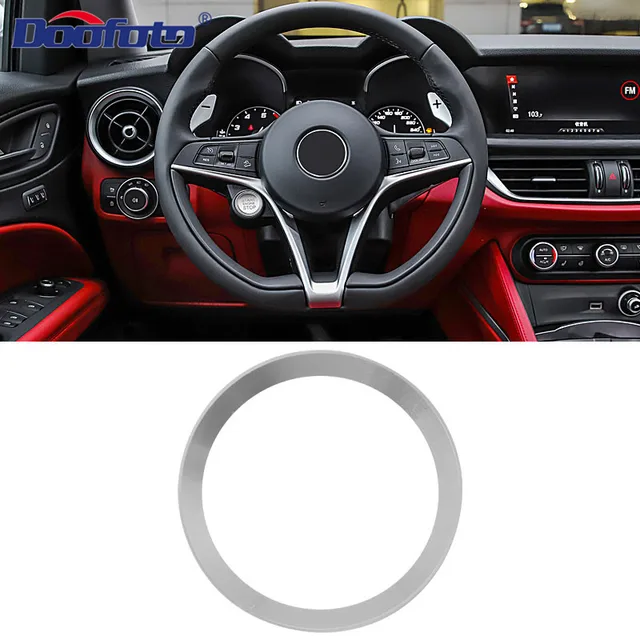 New Car Start Stop Engine Push Button Cover ring For Alfa Romeo Mito ...