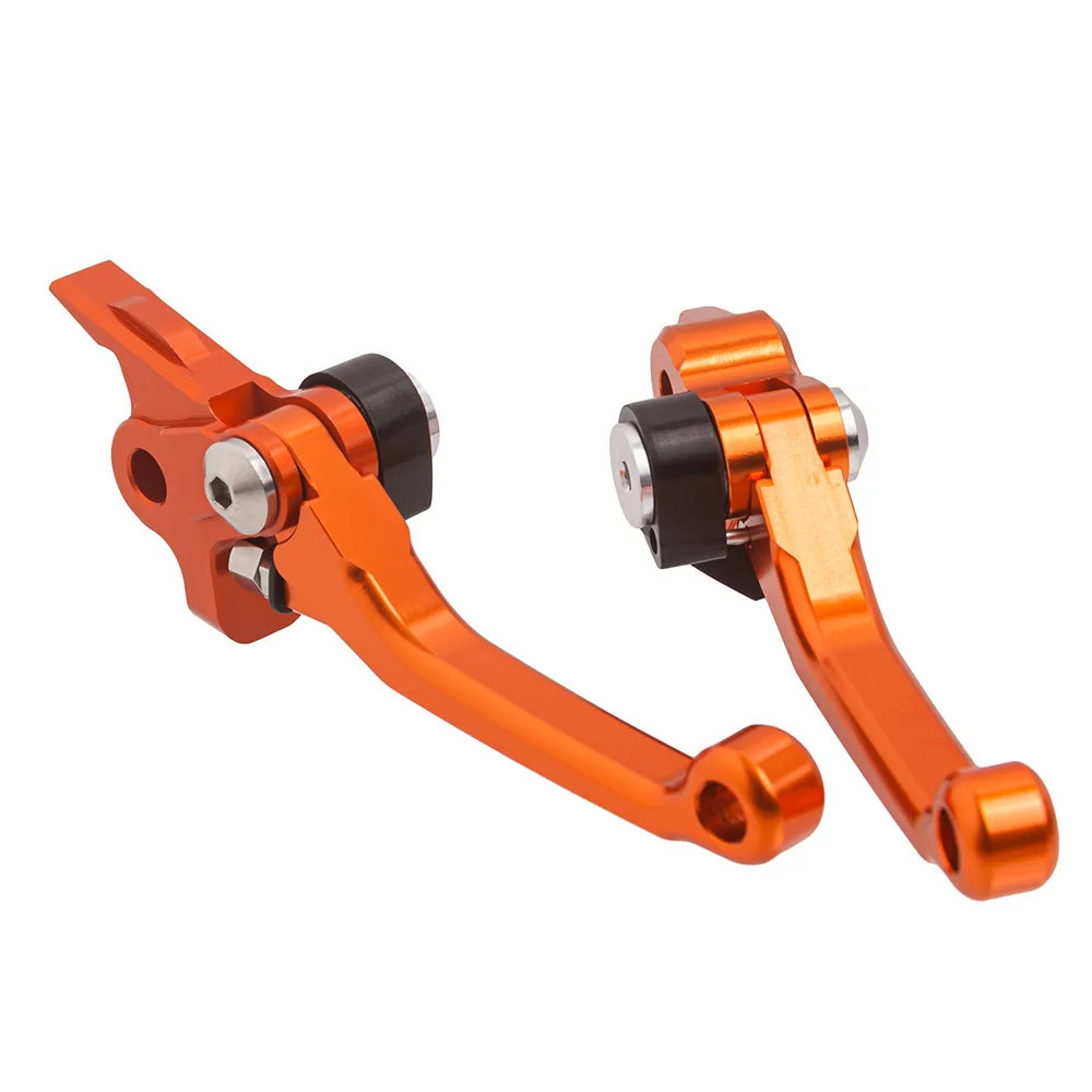 Motorcycle-Lever-Set-3-Finger-Pivot-Brake-Clutch-Handles-Motocross-for ...