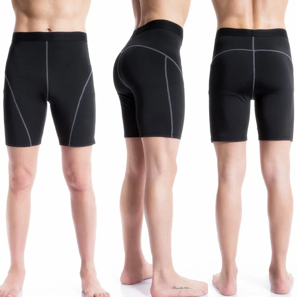 Compression Shorts Men Tights polyester Spandex Quick Dry Training ...