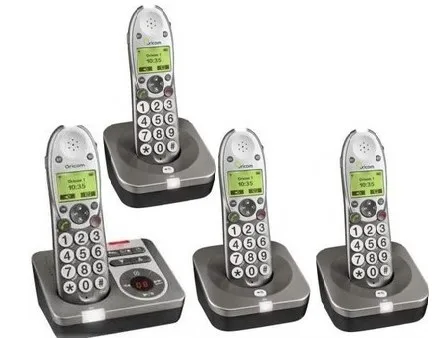 Цифровой беспроводной телефон с автоматическим ответом и диктофоном ...