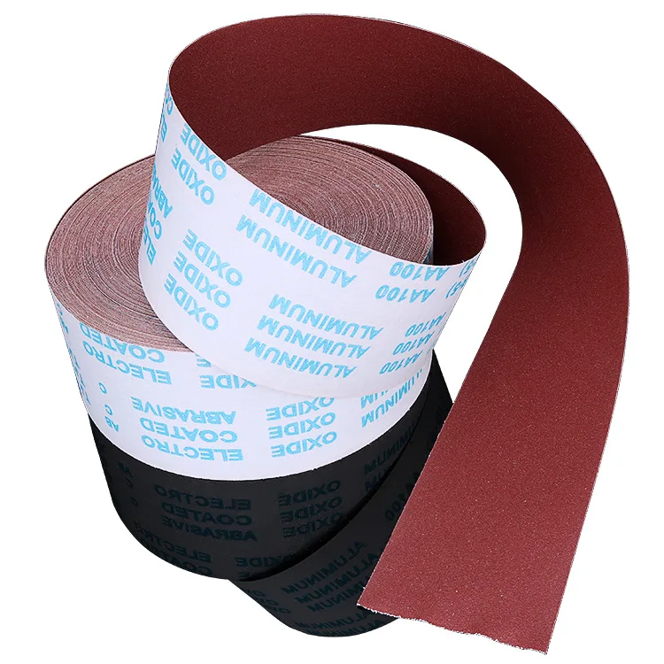 For 1m 5m 10m Width 100mm Emery Cloth Roll Polishing Sandpaper Grinding ...