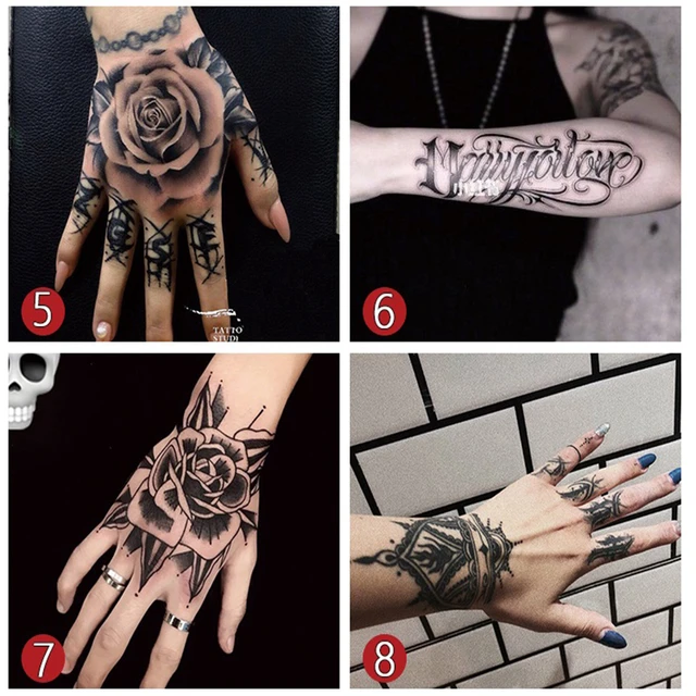 Hand Tattoos Words For Men