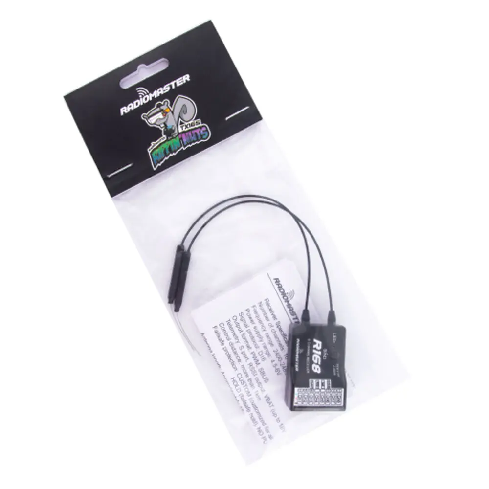 Radiomaster r168 16ch 2.4g frsky compatível com pwm mini receptor com ...
