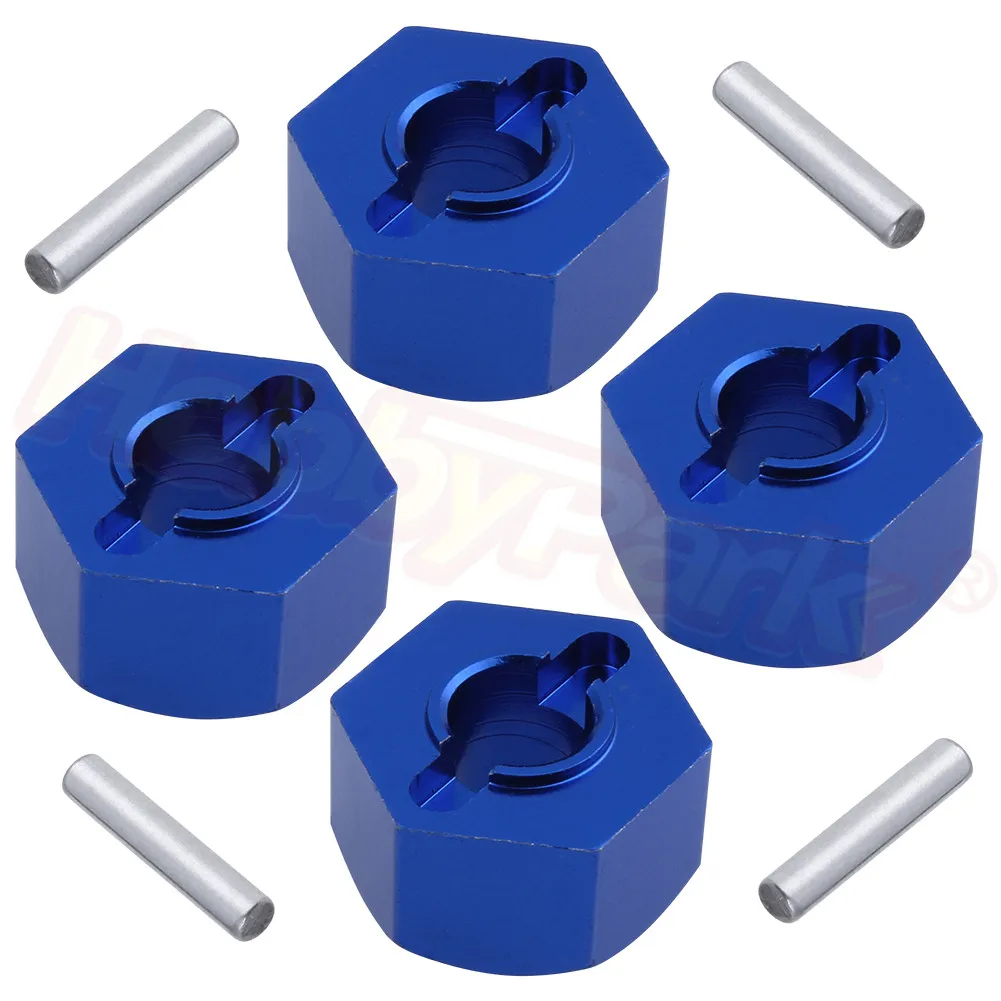 4Pcs 12mm Aluminum RC Wheel Hex Hub Adapter Mount AX90056 For AXIAL Wraith Spawn 1/10th Scale ...