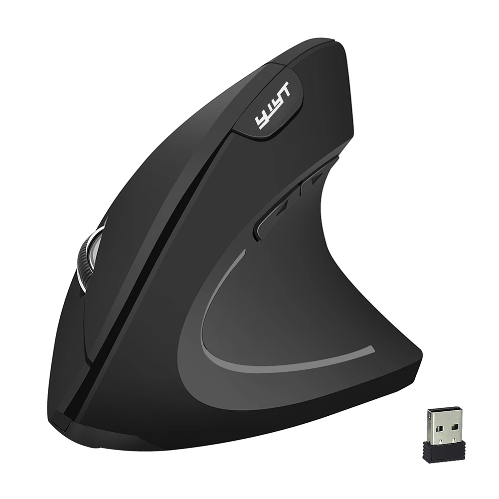 6 botões 2.4g sem fio mouse ergonômico óptico 2.4g 800/1200/2400dpi usb carregável vertical ...